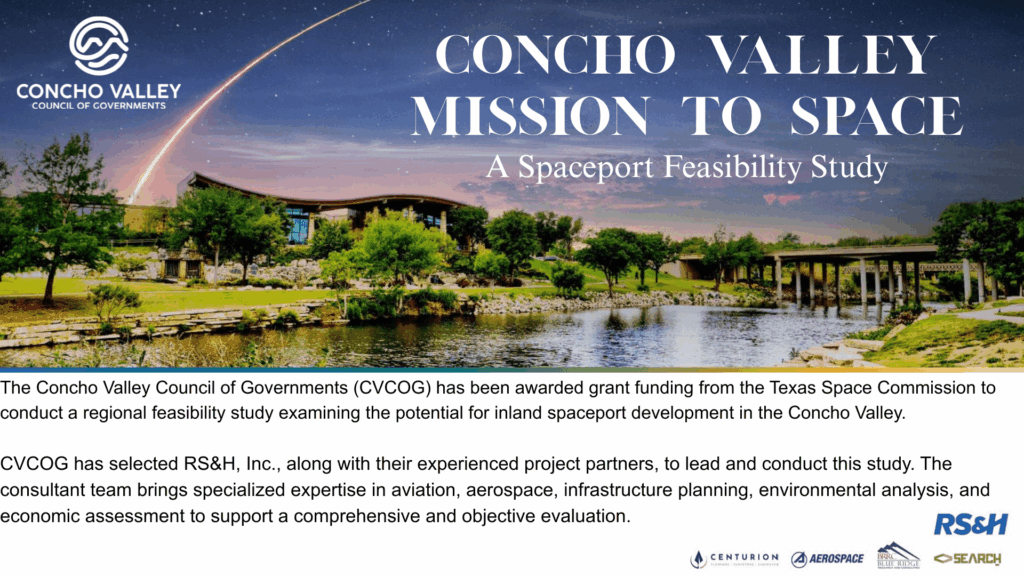 Regional Space Initiative - Concho Valley Council of Governments